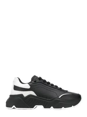 Dolce & Gabbana Daymaster Leather Sneakers - Black