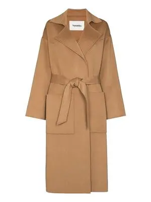 NANUSHKA Nanushka Alamo Belted Wrap Coat