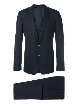Dolce & Gabbana Three Piece Suit - Blue