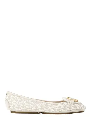 Michael Kors Monogram Ballerina Flats - Neutrals