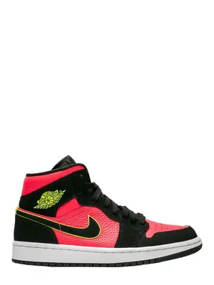 JORDAN Air 1 Mid High-top Sneakers - Black