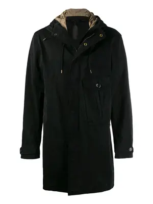 TEN C Cyclone Coat - Black
