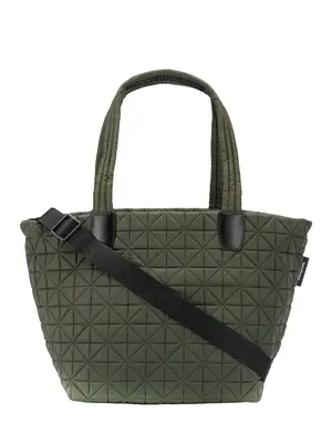 VEECOLLECTIVE Geometric Print Shoulder Bag - Green