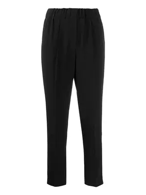 Brunello Cucinelli Tapered Trousers - Black