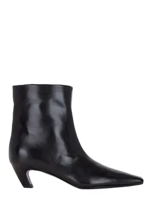 KHAITE Khaite Arizona Slouch Ankle Boots In Black
