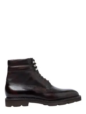 John Lobb Alder Leather Lace-up Boots - Brown