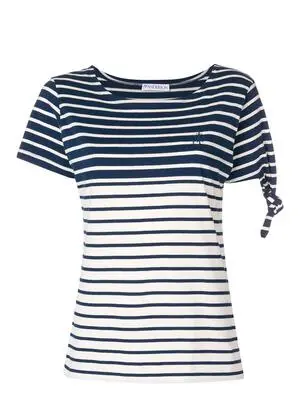 JW Anderson JW Anderson Striped Knot T-Shirt Blue