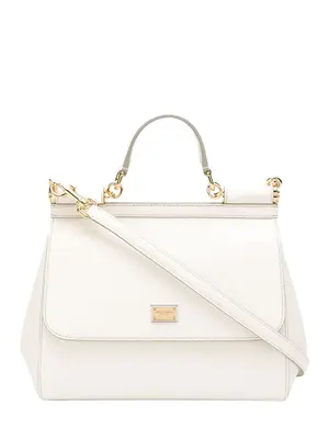 Dolce & Gabbana Sicily Tote Bag - White