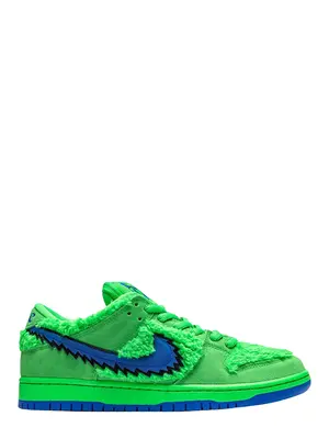 Nike X Grateful Dead SB Dunk Low Bear Sneakers Green