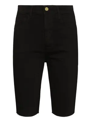 FRAME Le Vintage Bermuda Shorts - Black