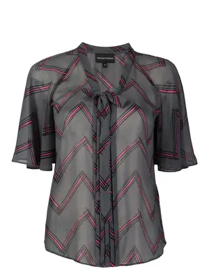 EMPORIO ARMANI Emporio Armani Tie-Front Blouse