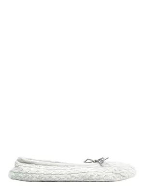 N.peal Cable Slippers - Grey