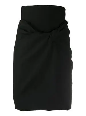 Comme Des Garçons 1990 Foldover Skirt - Black