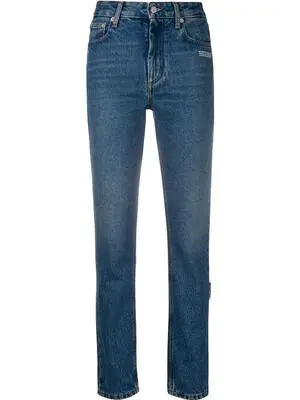 Off-White Straight-leg Jeans - Blue
