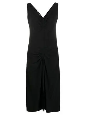 Dior 2000s V-neck Dress - Black
