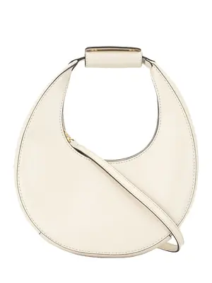 Staud Moon Small Shoulder Bag - White