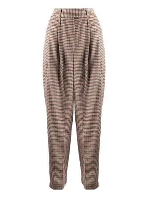 MAISON JEJIA Houndstooth Print Trousers