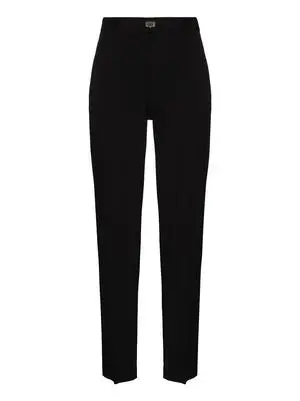 FERRAGAMO High-waist Tailored Trousers - Black