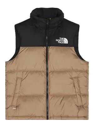 The North Face 1996 Retro Nuptse Vest - Mocha Brown & Tnf Black