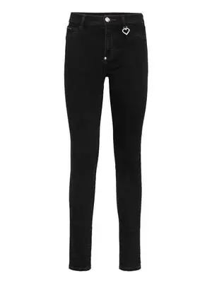 Philipp Plein High-rise Slim-fit Jeans - Blue
