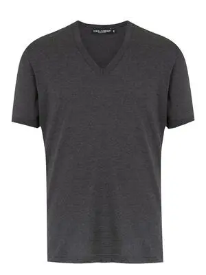 Dolce & Gabbana V-neck T-shirt - Grey