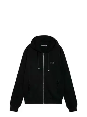 Dolce & Gabbana Cotton Hoodie - Black