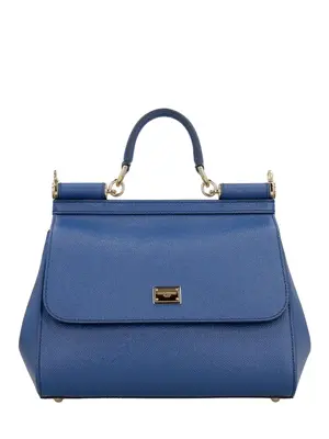 Dolce & Gabbana Large Sicily Tote Bag - Blue