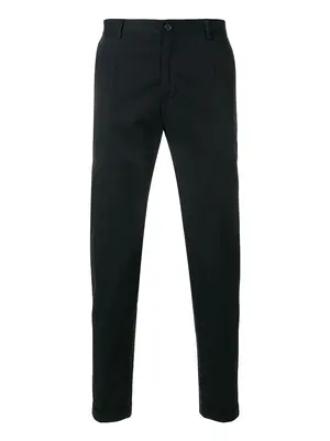 Dolce & Gabbana Logo-tag Chinos - Black