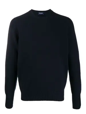 DRUMOHR Crew Neck Jumper - Blue