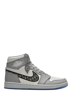 JORDAN X Dior Air 1 Retro High Sneakers - White
