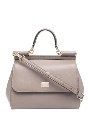 Dolce & Gabbana Large Sicily Tote Bag - Grey