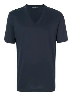 Dolce & Gabbana V-neck T-shirt - Blue
