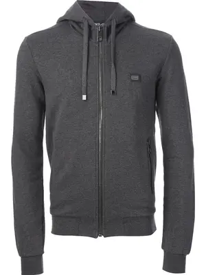 Dolce & Gabbana Cotton Hoodie - Grey