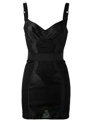 Dolce & Gabbana Corset-style Mini Dress - Black