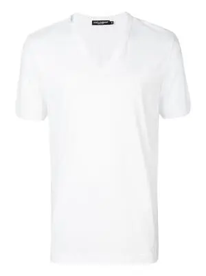 Dolce & Gabbana V-neck T-shirt - White