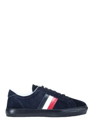 Moncler Moncler Monaco Suede Sneakers Blue