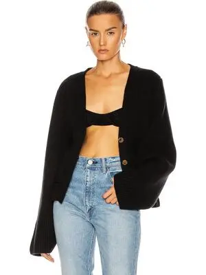 Khaite KHAITE Scarlett Cardigan Black