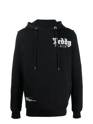 PHILIPP PLEIN Embroidered Teddy-Print Hoodie