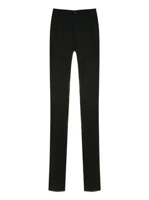 Dolce & Gabbana Straight Tailored Trousers - Black