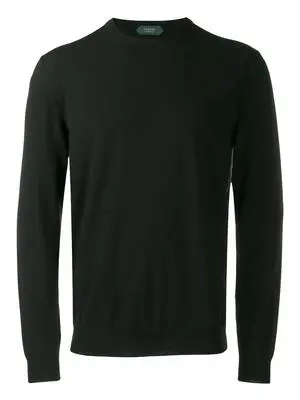 ZANONE Zanone Crew-Neck Knit Sweater Black
