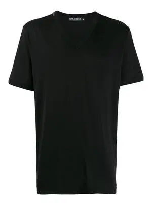 Dolce & Gabbana V-neck T-shirt - Black