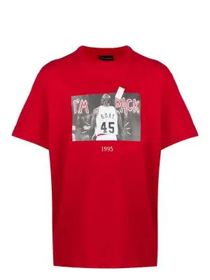 THROWBACK. I'm Back G.o.a.t. T-shirt - Red