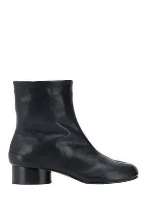 MAISON MARGIELA Tabi 30mm Leather Ankle Boots - Black