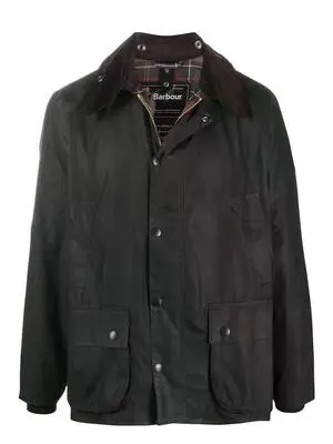 Barbour Bedale Waxed Cotton Jacket - Green