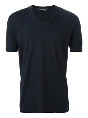 Dolce & Gabbana Classic V-neck T-shirt - Black