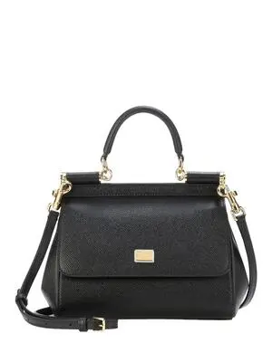 Dolce & Gabbana Sicily Small Shoulder Bag - Black
