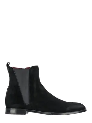 Dolce & Gabbana Giotto Suede Ankle Boots - Black