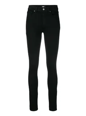 Paige Stretch Slim-fit Jeans - Black