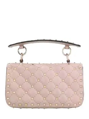 Valentino Garavani Small Nappa Rockstud Spike Bag - Neutrals