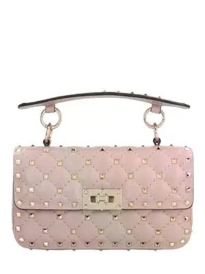Valentino Garavani Nappa Rockstud Spike Bag - Pink